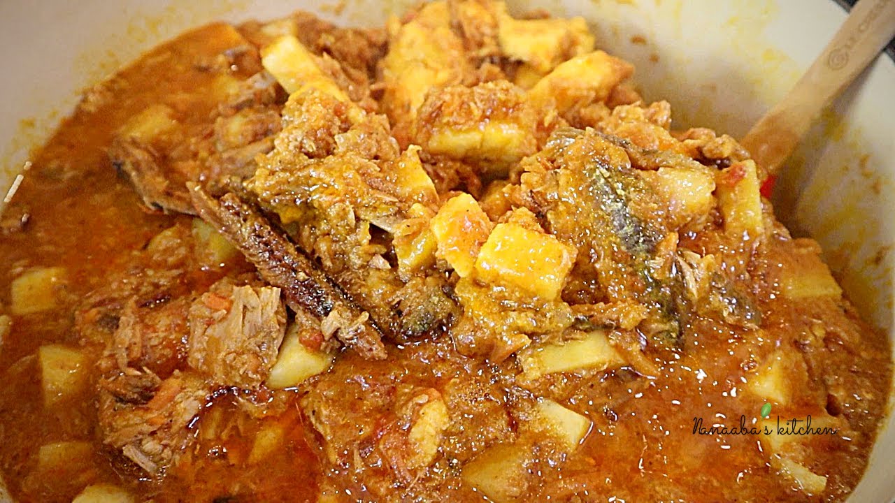 How to make one a pot Plantain and Sweet Potatoes Pottage/ savory ...