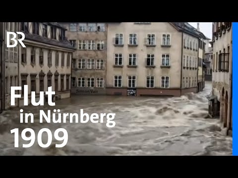 Hochwasser 1909: Nürnbergs Jahrhundert-Flut neu erzählt mit KI | Frankenschau | BR