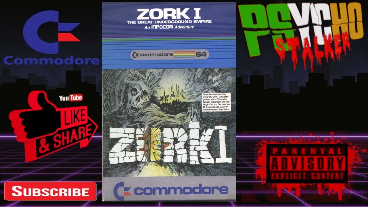 LATE NIGHT GAMING Presents ZORK I on the C64 - YouTube