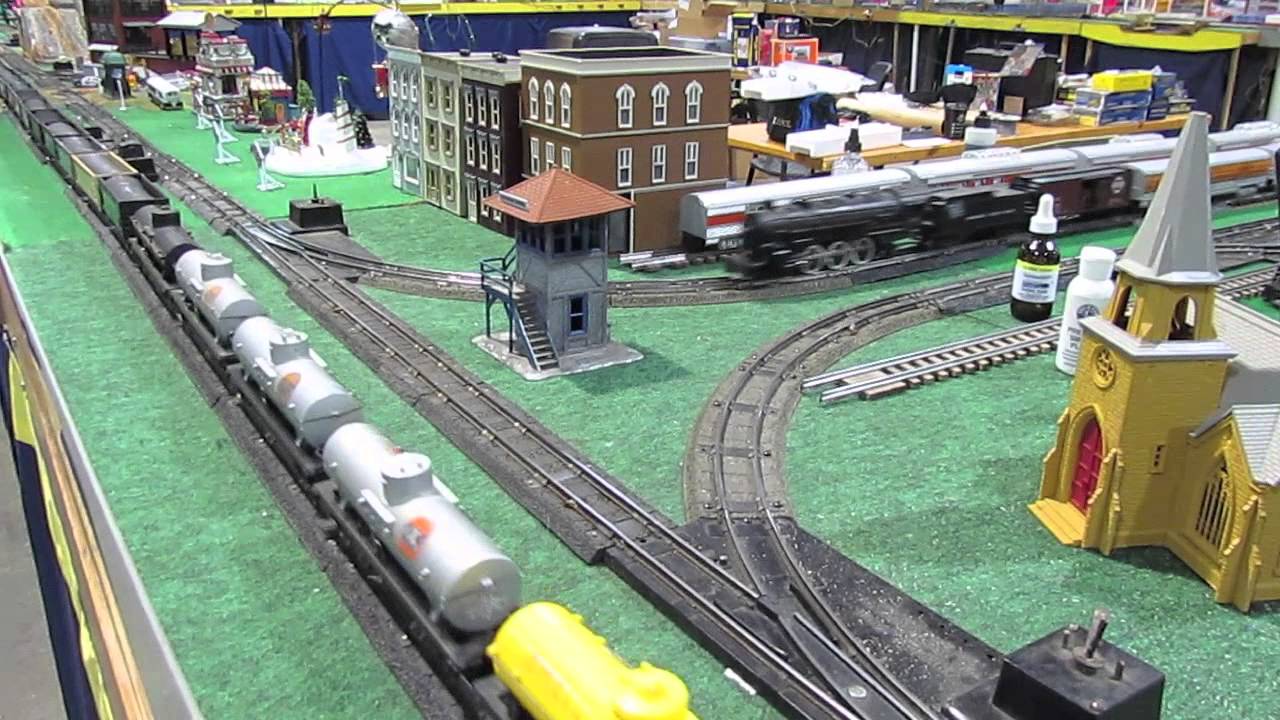 ACSG runs 123 car freight train with 3 Lionel American Flyer diesel ...