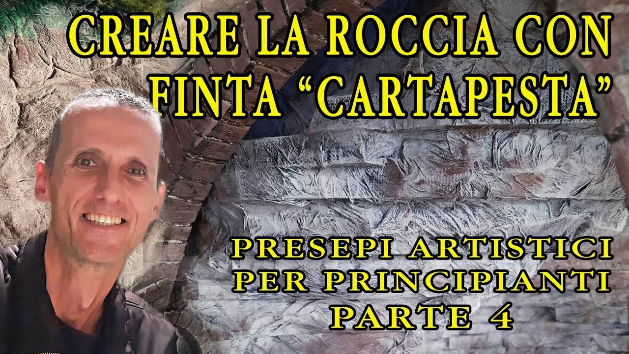 Creare la roccia con finta "cartapesta" - Presepi per principianti ...