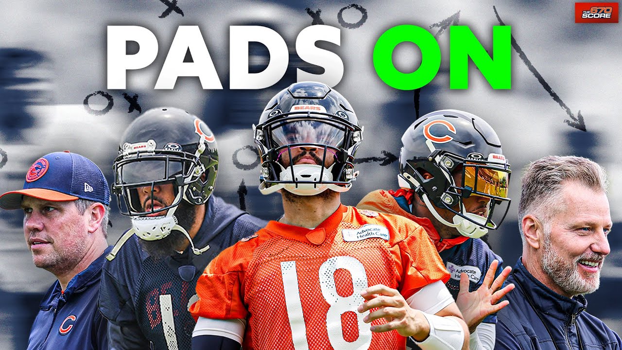 Bears training camp: First padded practice recap | Bernstein & Holmes ...