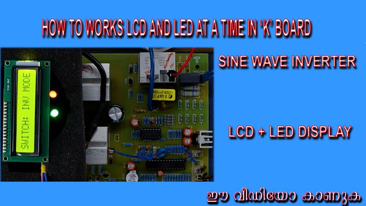 How to connect LED wtih LCD working at a same time in K board. sine ...