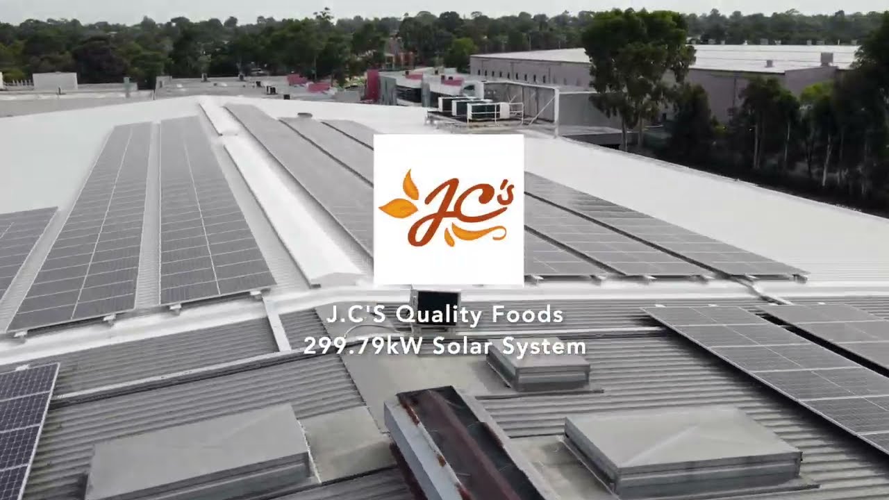 J.C'S Quality Foods - 299 79kW Solar System - YouTube