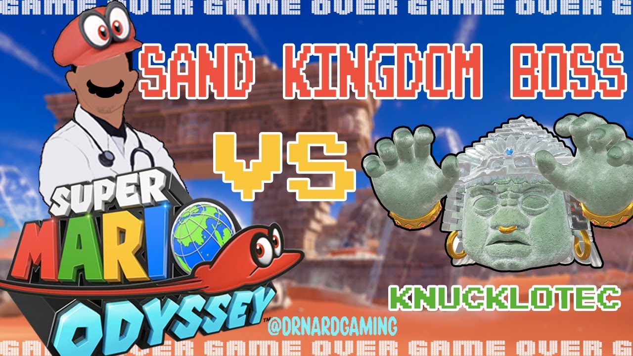 Super Mario Odyssey | Sand Kingdom Boss Fight | Knucklotec | Nintendo ...