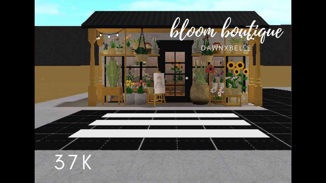 Bloom Boutique (flower shop) | Roblox Bloxburg | dawnxbelle - YouTube