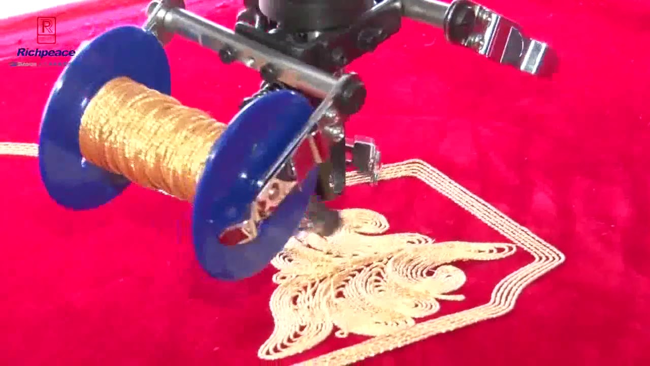 Richpeace Coiling Embroidery Machine for Quilting Cover Production Line ...