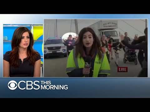 Alex Bozarjian, reporter slapped by man during race coverage: \
