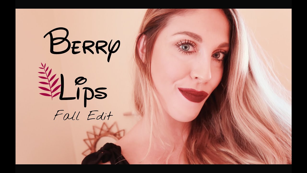 Simple Dark Lips Fall Makeup Tutorial Youtube