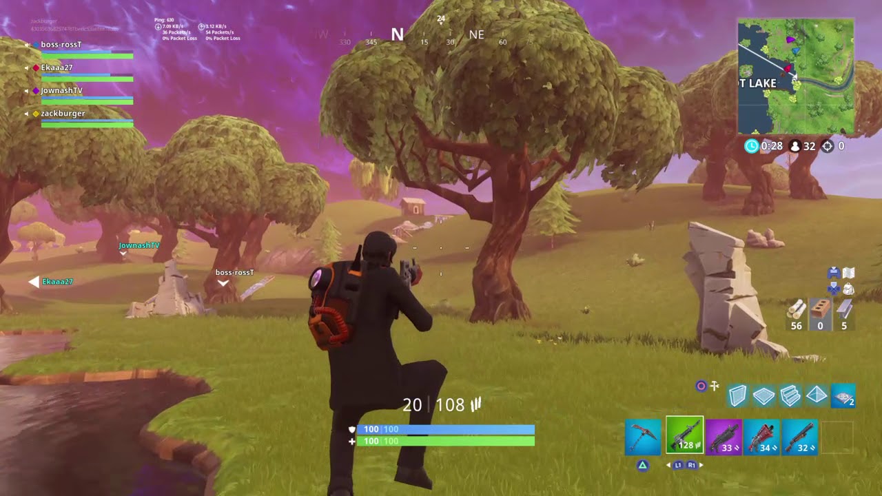 A Very Laggy Game But We Still Won Fortnite Br Youtube