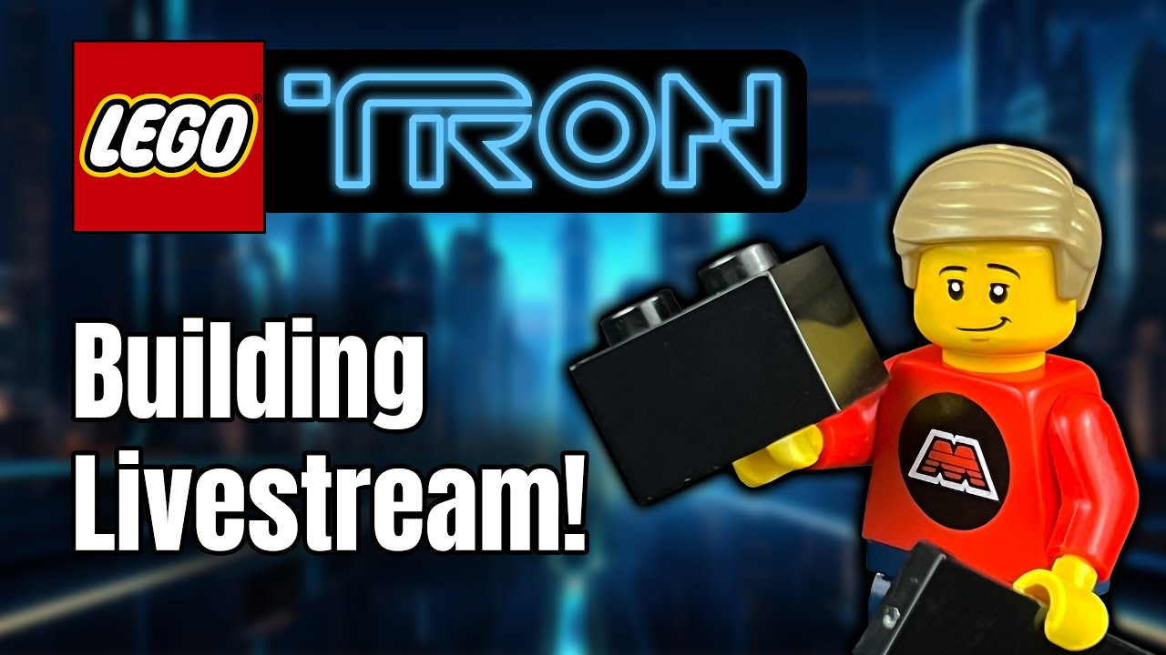 LEGO MOC Building Livestream! Let's Make Even More TRON! - YouTube