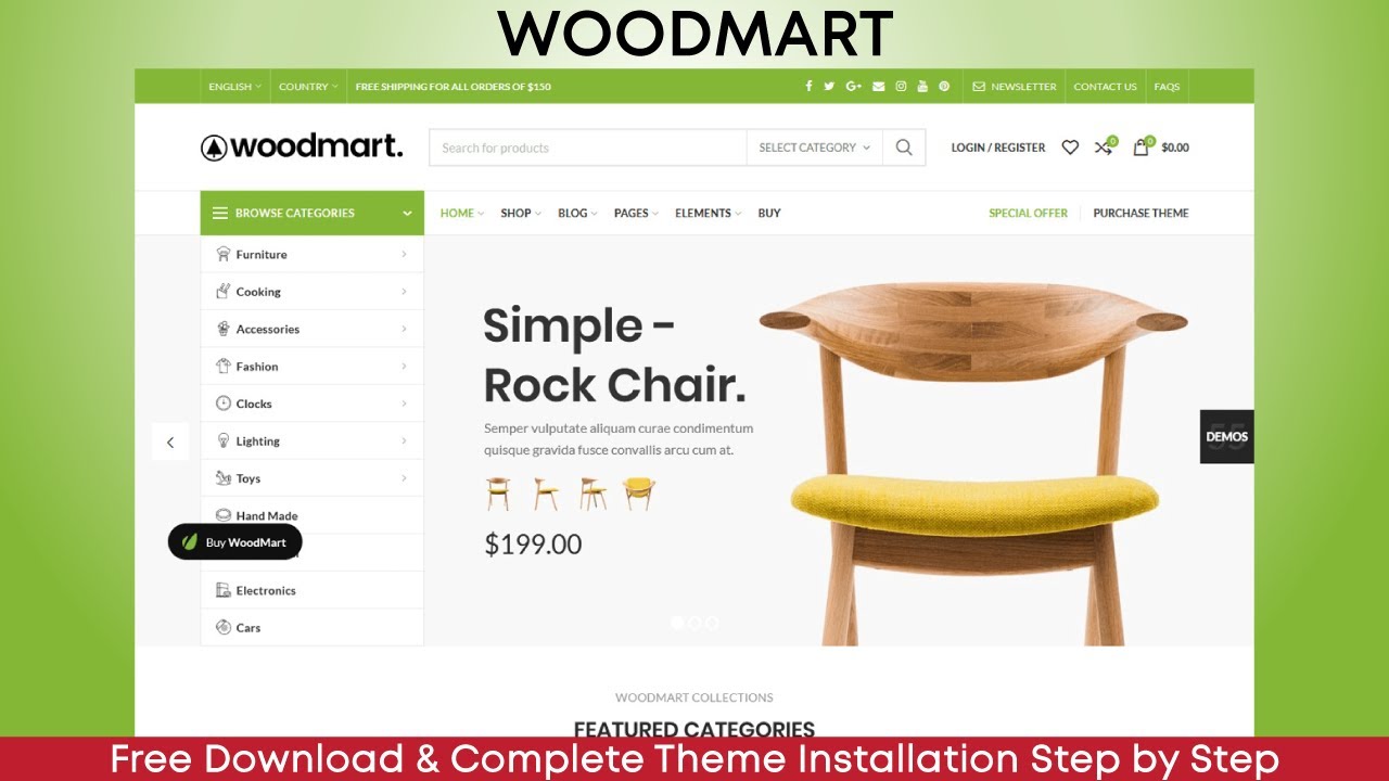 Woodmart Theme Download installation and demo import 2022 how to ...