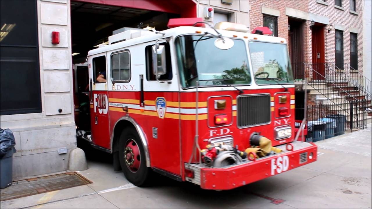 [SPARE] FDNY Engine Company 210 responding to a fire in Brooklyn - YouTube
