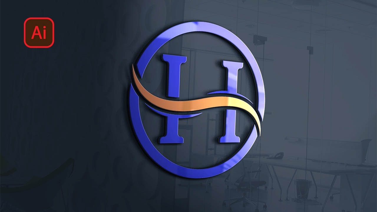 Adobe illustrator Logo Tutorial | Create a H Logo in illustrator ...