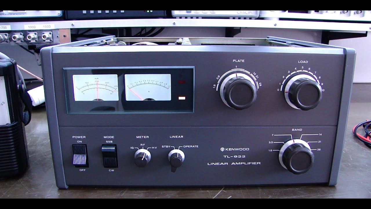 ALPHA TELECOM: REVISÃO PREMIUM AMPLIFICADOR LINEAR KENWOOD TL-922 - YouTube
