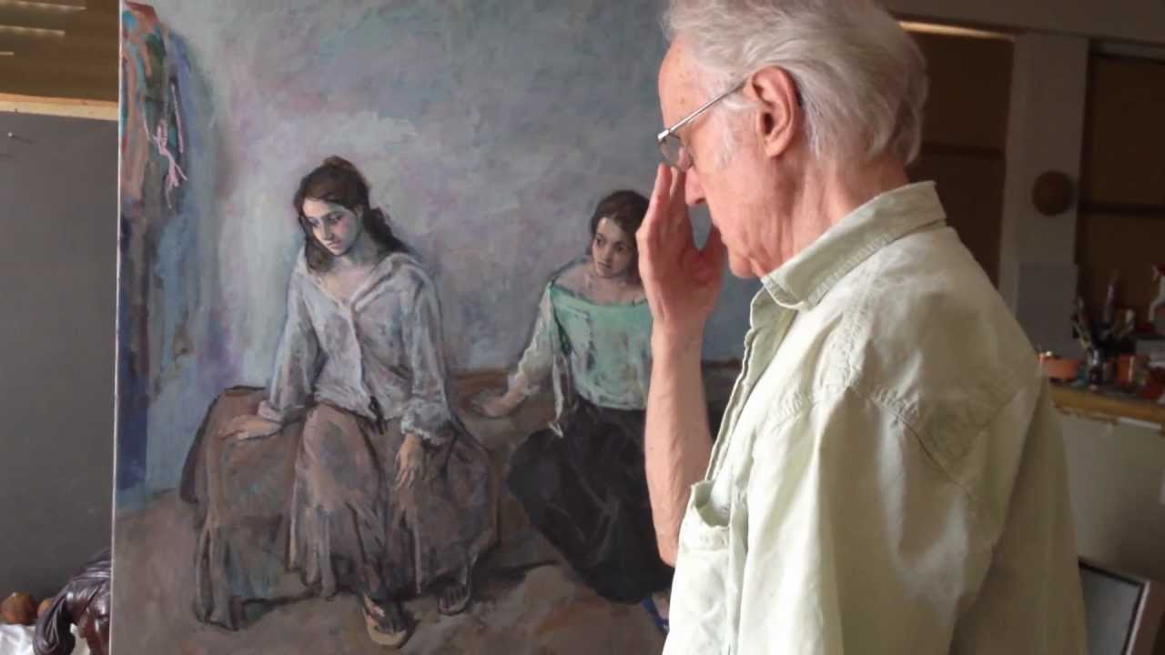 Lambro Ahlas on Making Changes to an Overworked Painting - YouTube