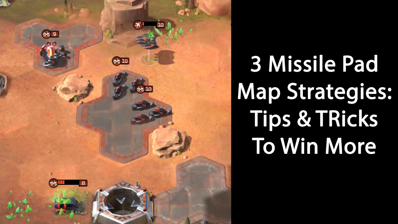 Command & Conquer: Rivals - 3 Missile Pad Map Strategies - YouTube