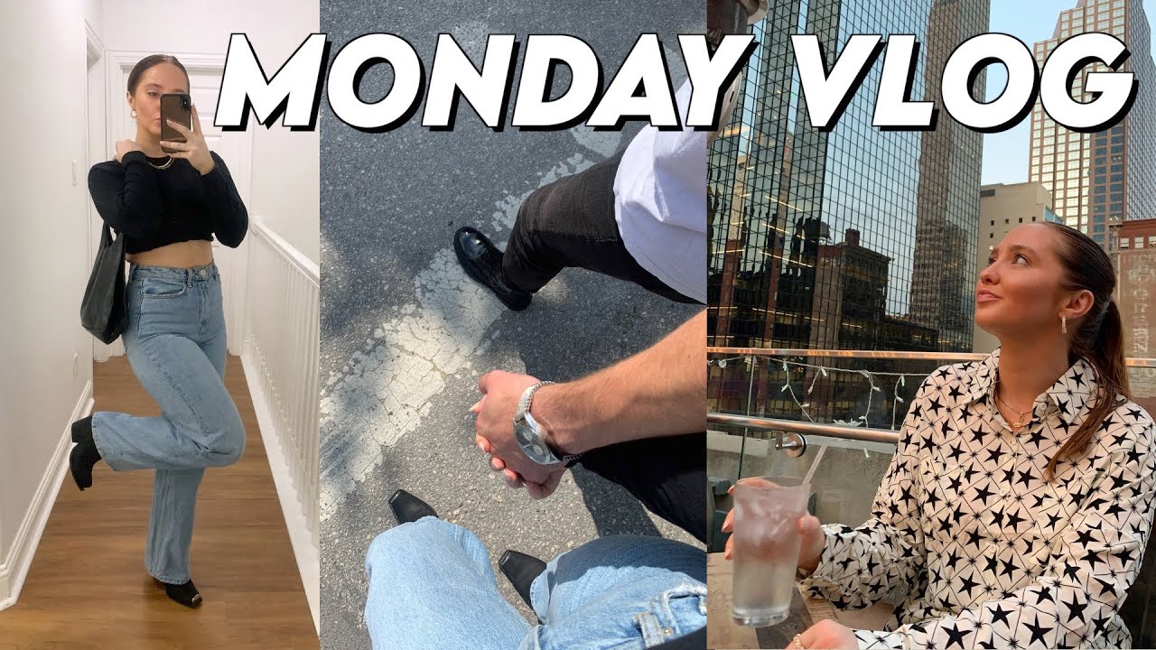 Vlog Productive Monday Morning Routine Anxiety Updates And Rooftop