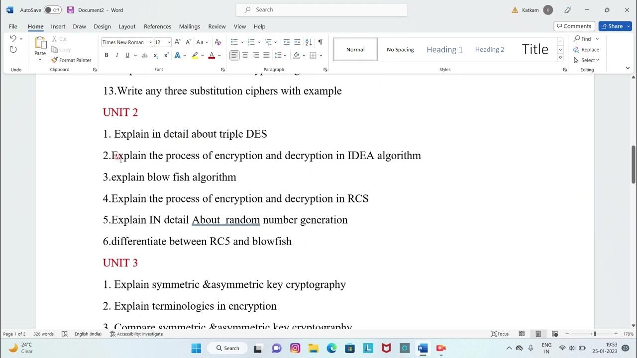 NETWORK SECURITY AND CRYPTOGRAPHY(NSC)#JNTUH#R18#NSC - YouTube