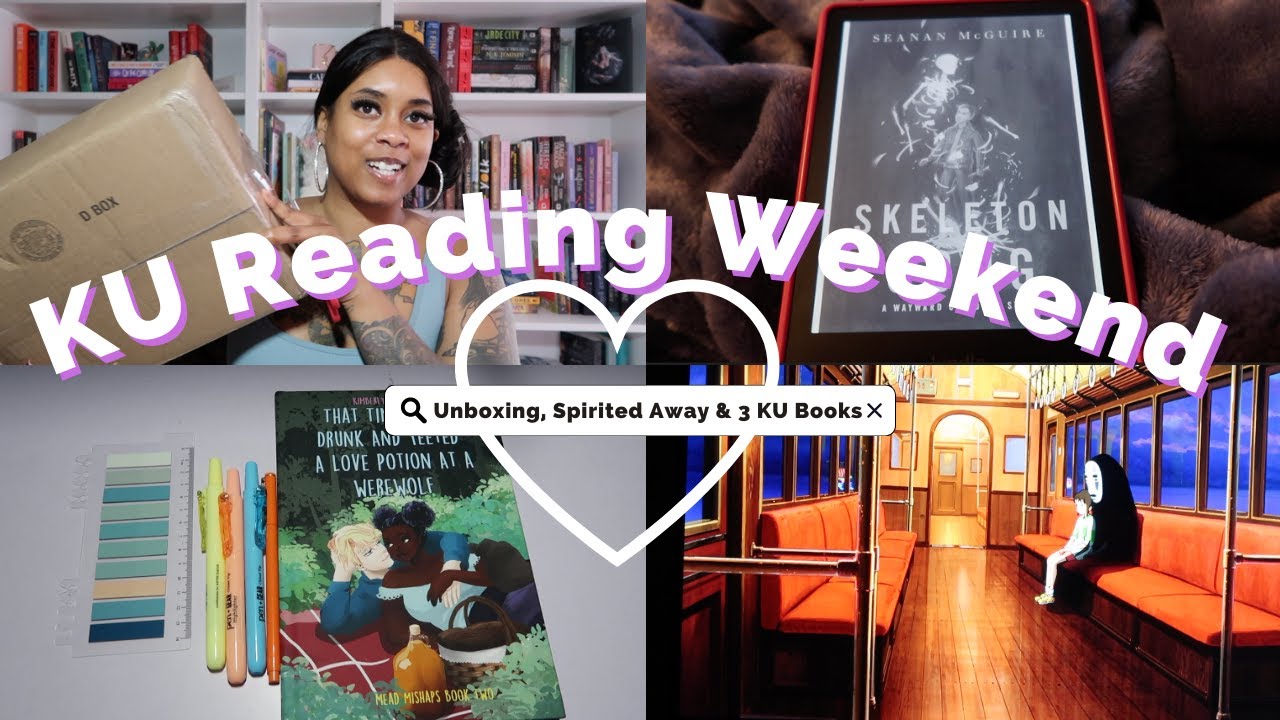 KU Reading Vlog || Unboxings|Annotating || Spirited Away || 2 Novellas ...