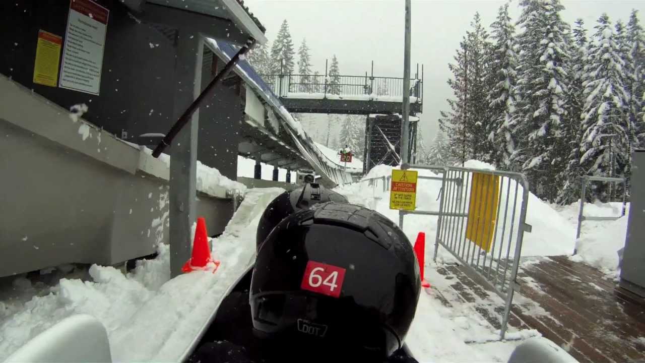 4 Man Bobsled Ride - Whistler Sliding Centre - YouTube