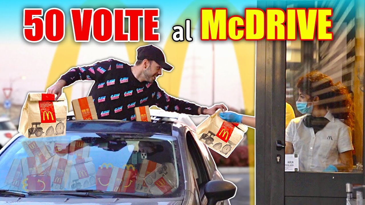 50 VOLTE al McDRIVE di SEGUITO (per Davvero) - YouTube