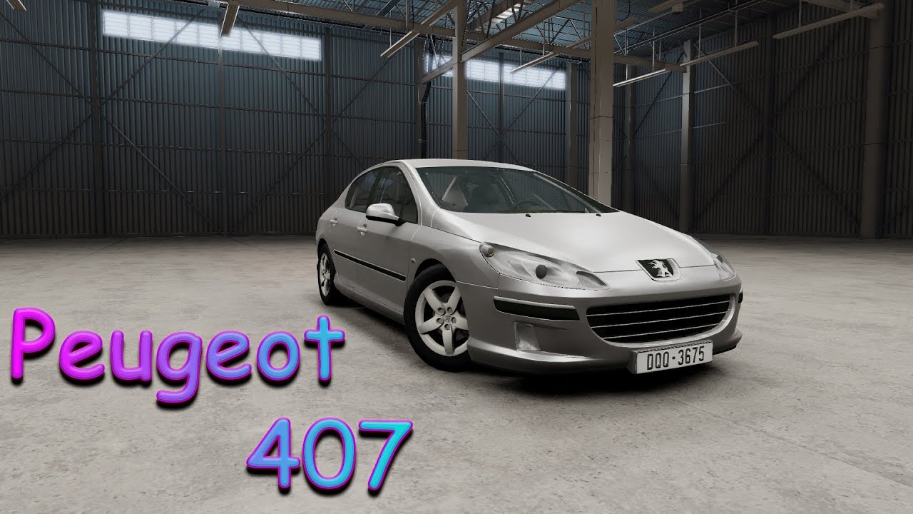 Peugeot 407-BeamNG Drive(#1064) - YouTube