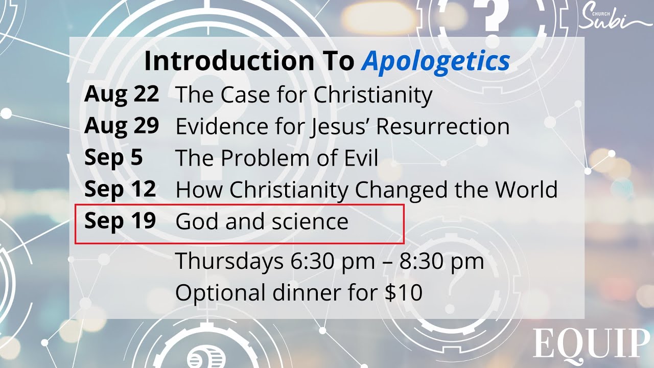 God and Science: A Christian perspective of science - YouTube