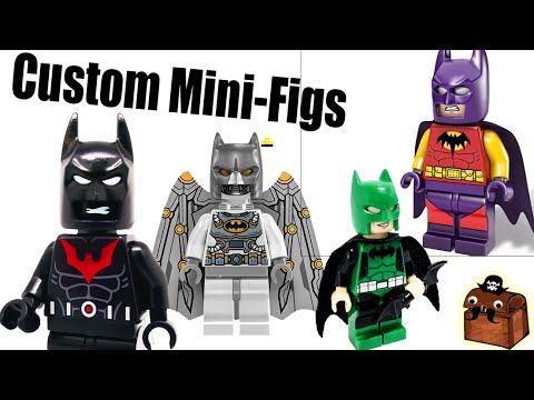 Batman LEGO Movie Custom Minifigures 2017 - YouTube