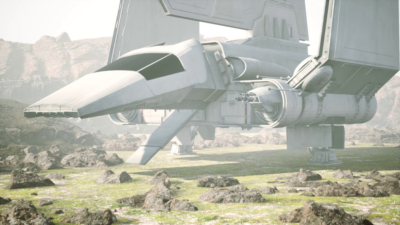 UE4 LAMBDA SHUTTLE LANDING TEST - YouTube