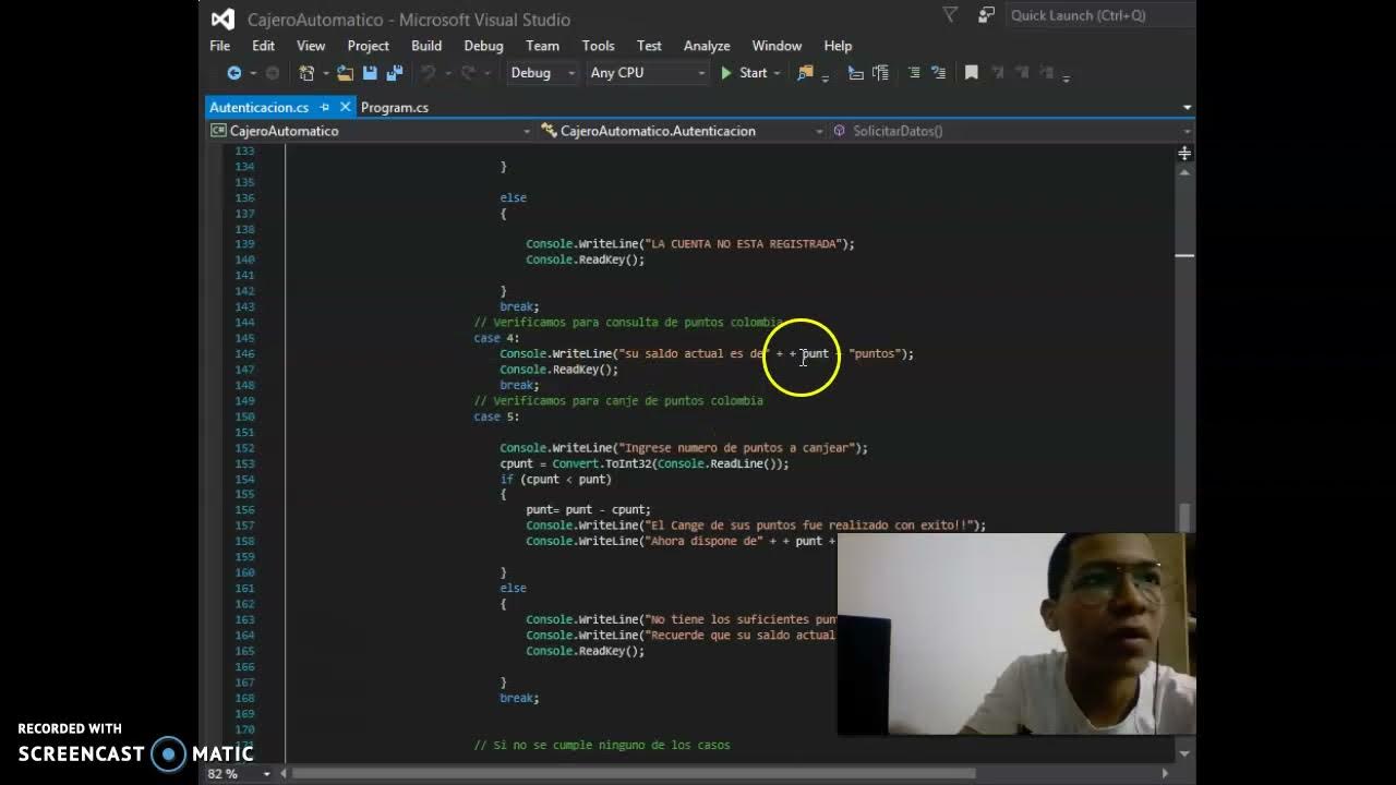 CAJERO AUTOMATICO - C# - UNAD - YouTube