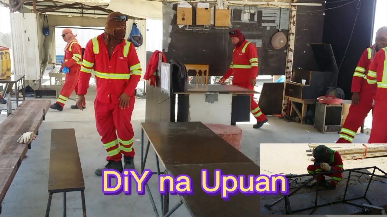 DiY na Upuan + Lamesa - YouTube