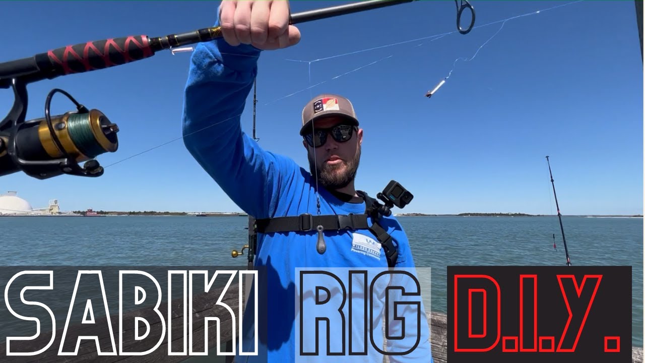 DIY SABIKI RIG (SO MANY FISH) (scented) (squid) (surf) (pier) - YouTube