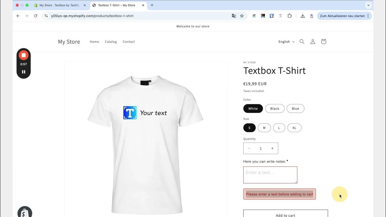 Make a field required – Textify Tutorial: textbox, textfield and product options for Shopify ...