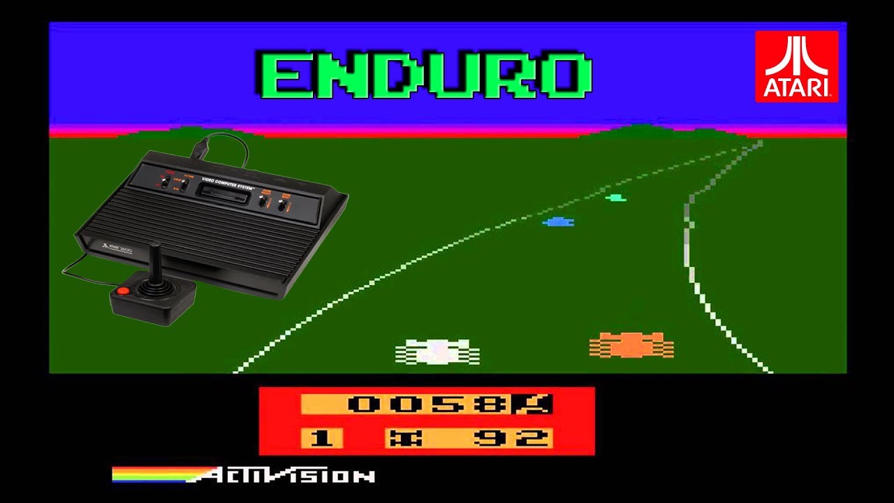 Atari Enduro ...formula 1 de todos os tempos - YouTube