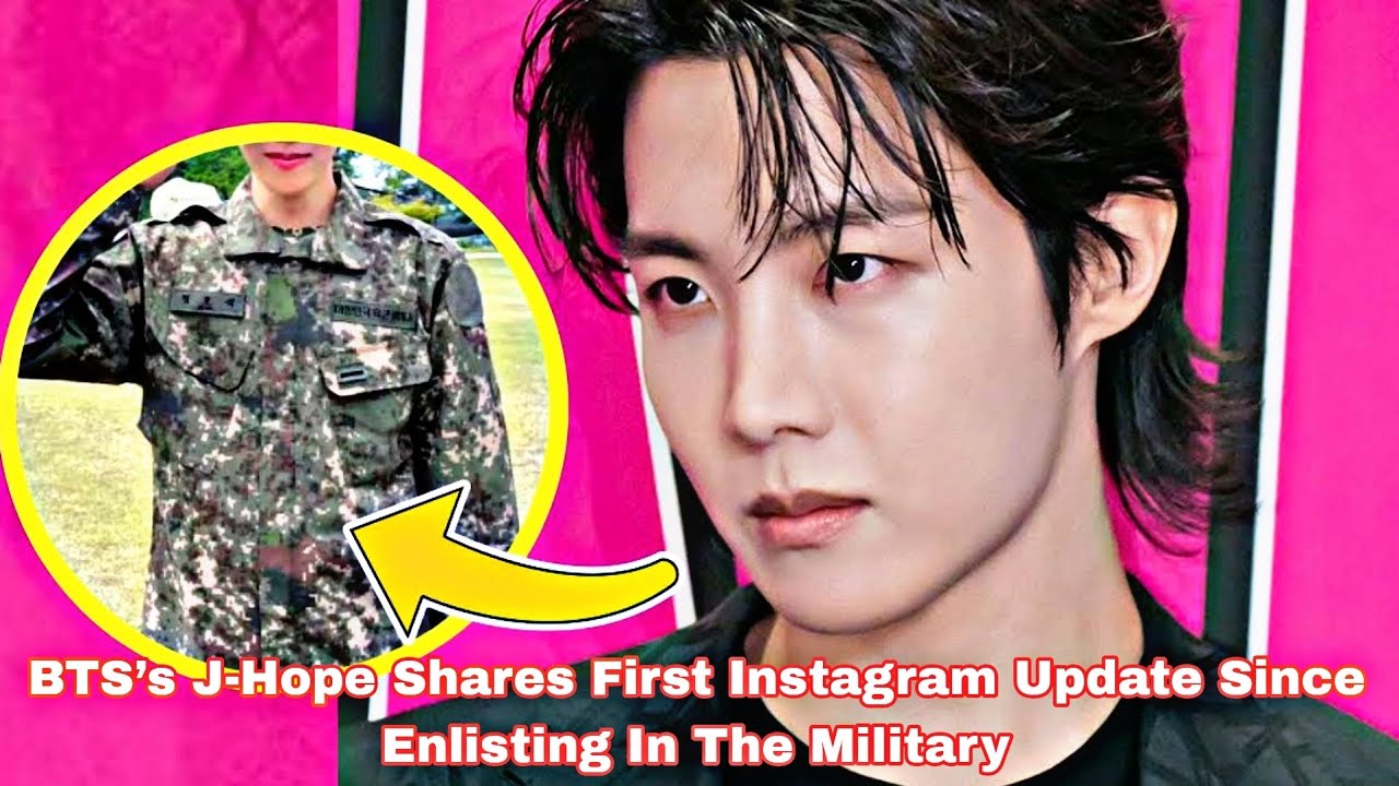 BTS's J-Hope shares first Instagram update since enlisting in military ...
