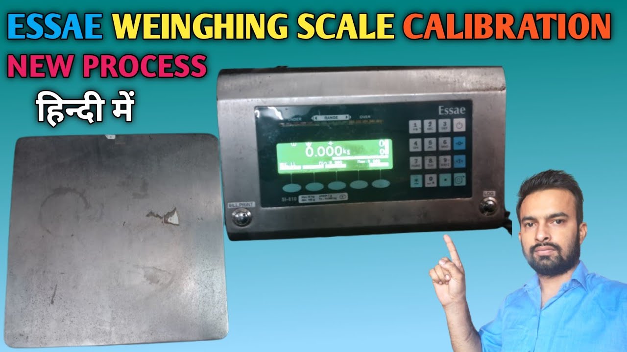 How to calibrate essae weighing scale | Essae weighing scale ...