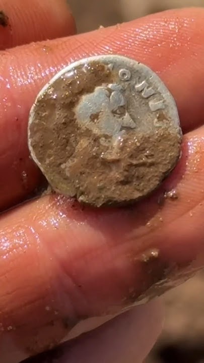 I found a 1,900 year old Roman silver coin metal detecting - YouTube