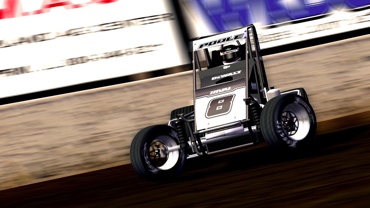 rFactor: Midget Heat Start - YouTube