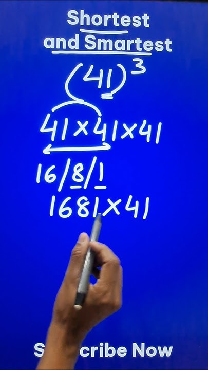 Cubing 41 the Smart Way II Fast Calculation Short Trick II How to Find Cube Easily # ...