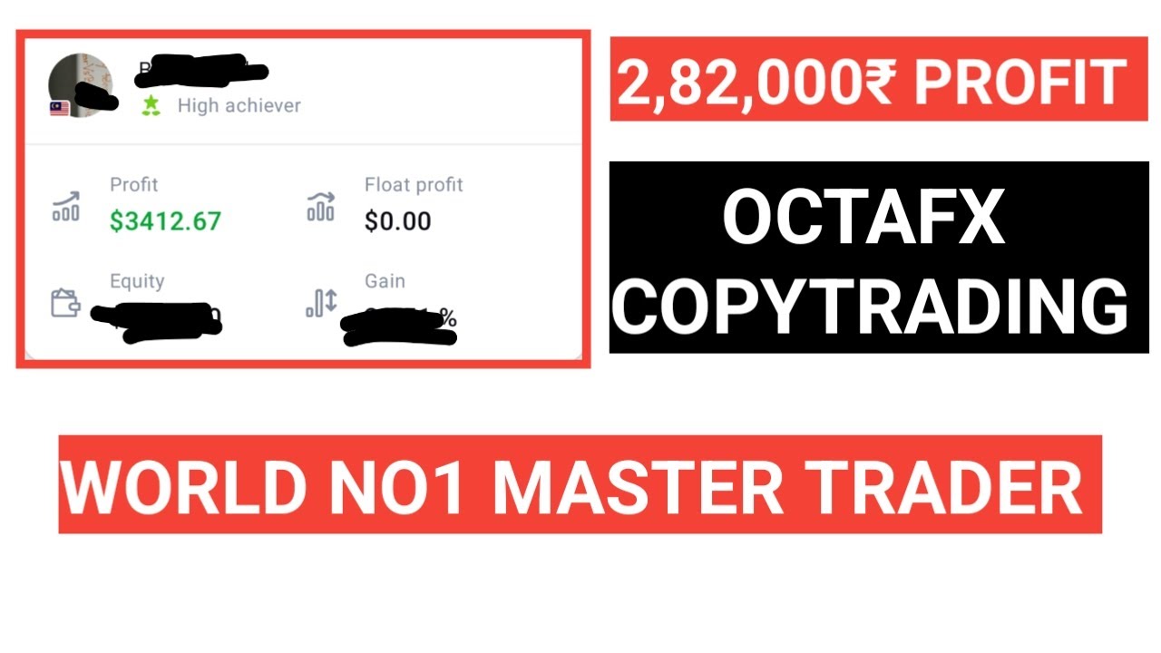 OctaFX Copy Trading Explain in Hindi | Best Master Trader Live Profit ...