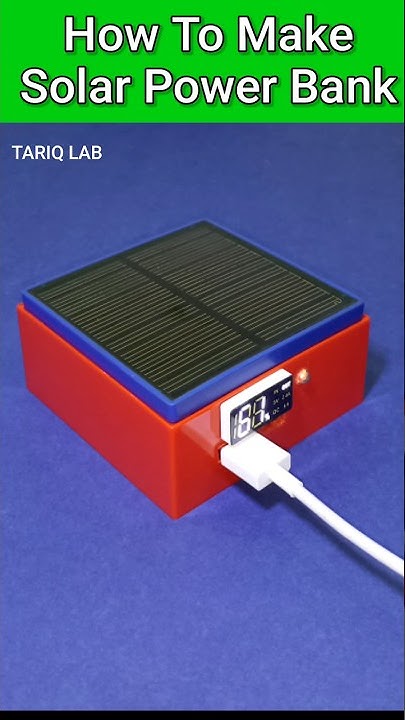 How To Make Solar Power Bank At Home - YouTube