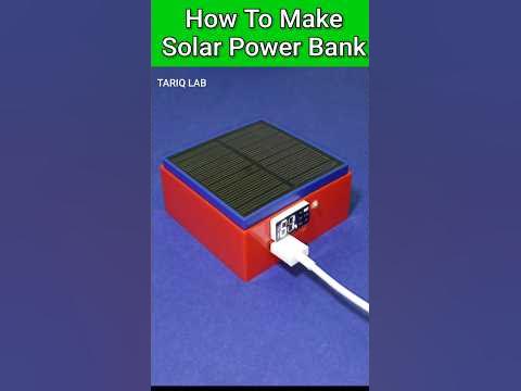 How To Make Solar Power Bank At Home - YouTube