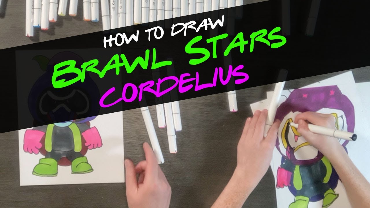 How To Draw Cordelius ⭐ Brawl Stars - YouTube