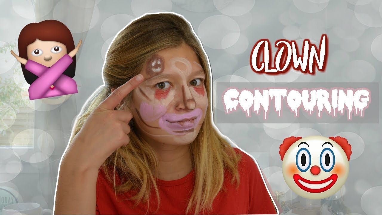 JE TESTE LE CONTOURING CLOWN 🤡 - YouTube
