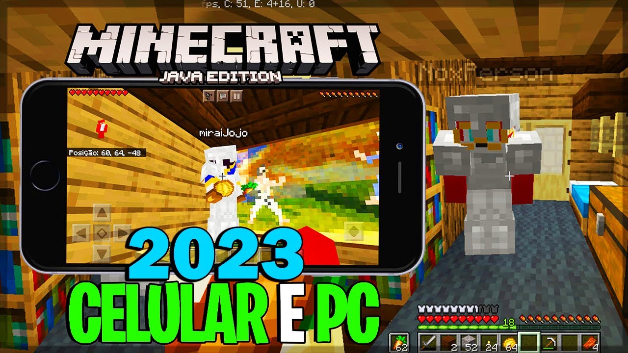 COMO JOGAR MINECRAFT JAVA(PC) E BEDROCK(CELULAR) NO MESMO SERVIDOR! - YouTube