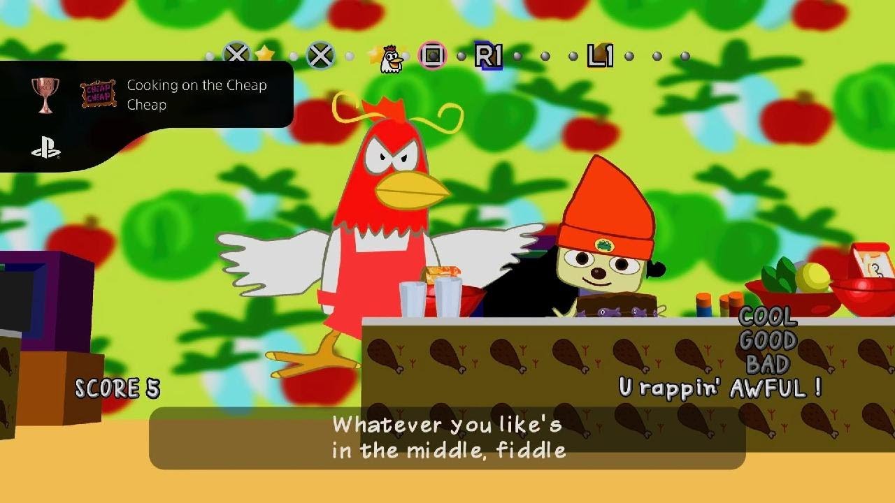 Cooking on the Cheap Cheap Trophy - PaRappa The Rapper Remastered - YouTube
