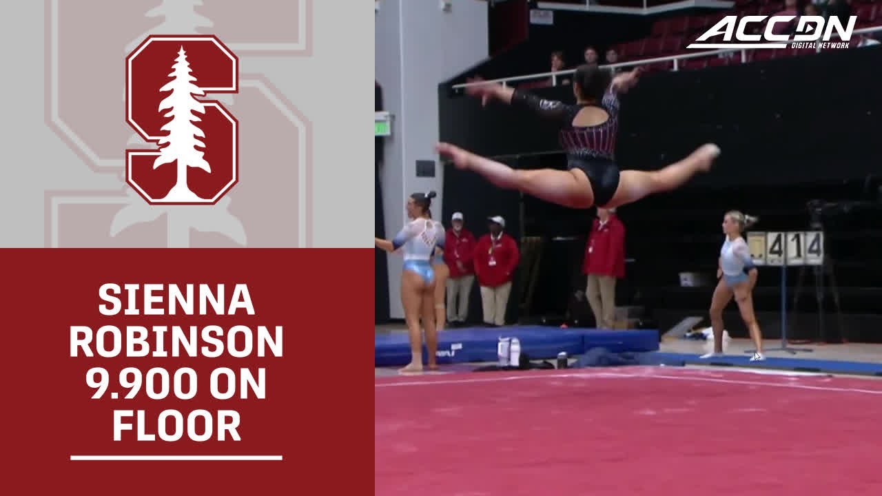 Stanford's Sienna Robinson Takes First Place With A 9.900 On Floor ...