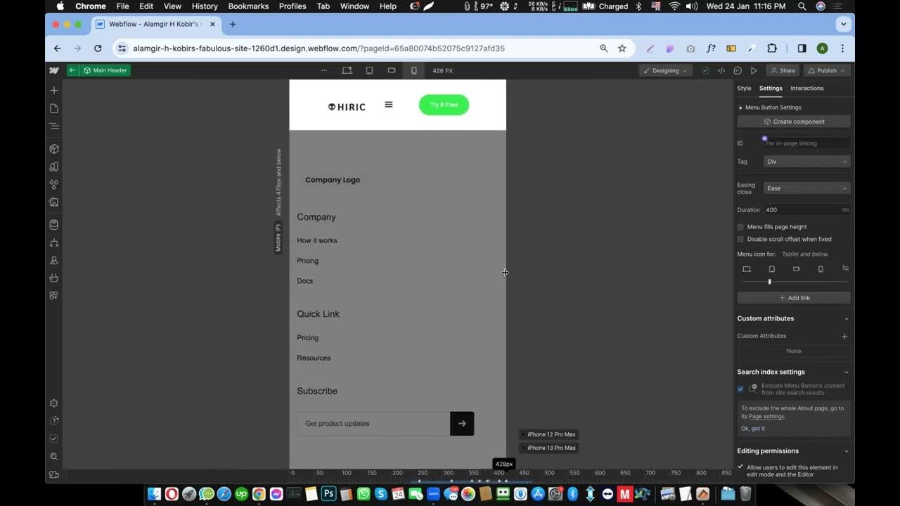 CSS class&combo CSS class | webflow || Alamgir H Kobir - YouTube