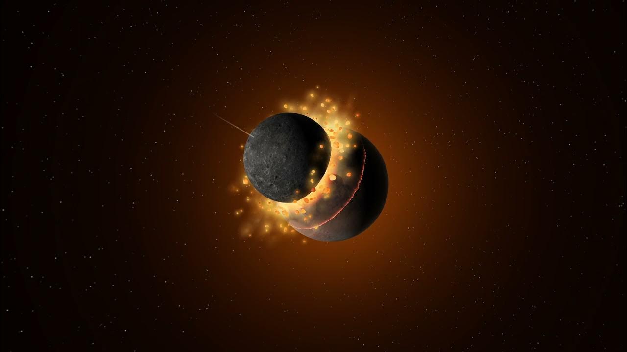 Mars and Mercury collision - Universe Sandbox 2 - YouTube